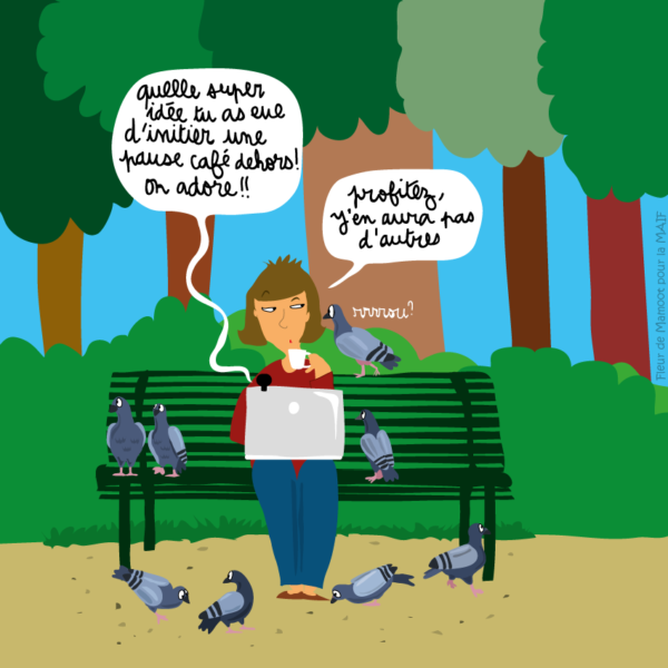 Pauses café virtuelles pour La Maif - Emmanuelle Martinez